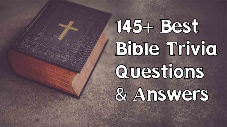 155+ Bible Trivia Questions [Jesus history] - Best Trivia Questions ...
