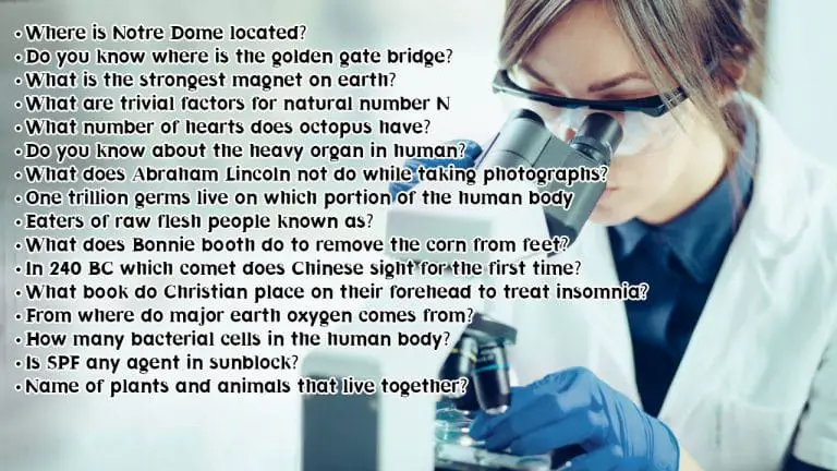150 Best Science Trivia Questions (Easy, Medium & Hard)