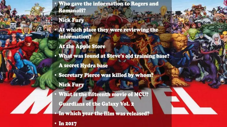 120+ marvel trivia questions and answers [Marvel Studio A-Z]