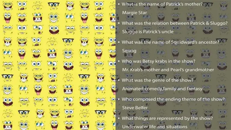 90+ SpongeBob Trivia Questions and Answers