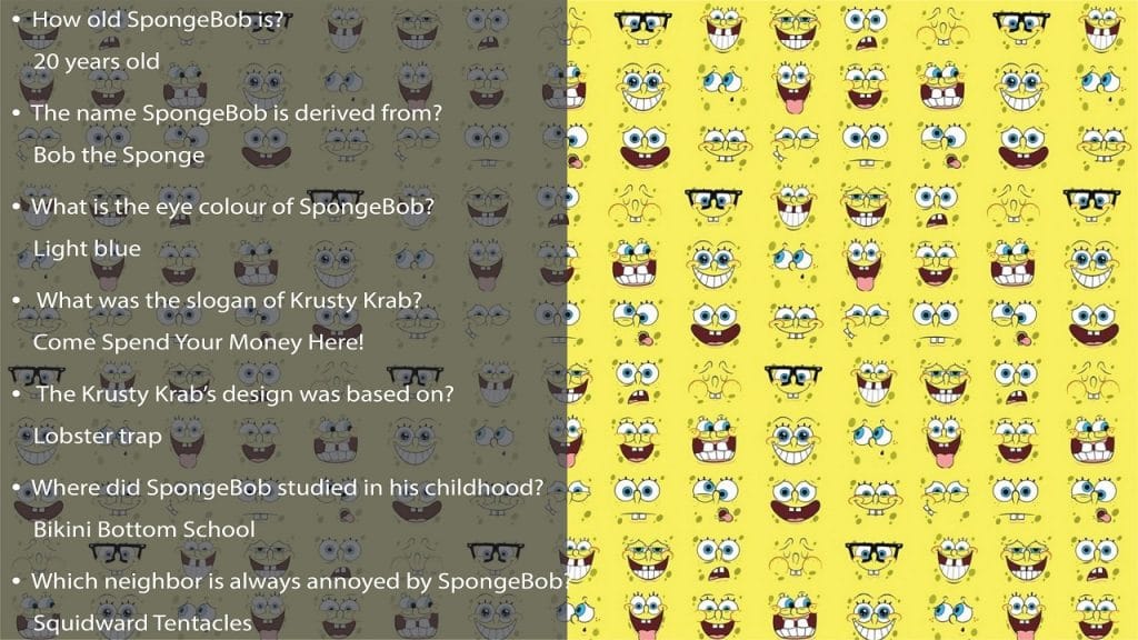 90+ SpongeBob Trivia Questions and Answers - Best Trivia Questions ...