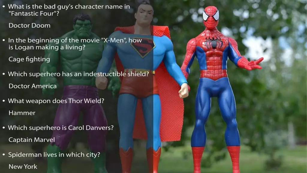 85+ Superhero Trivia Questions and Answers