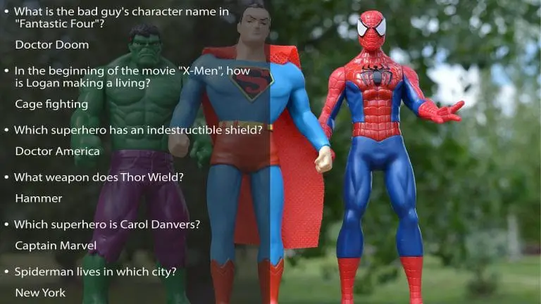 85+ Superhero Trivia Questions and Answers