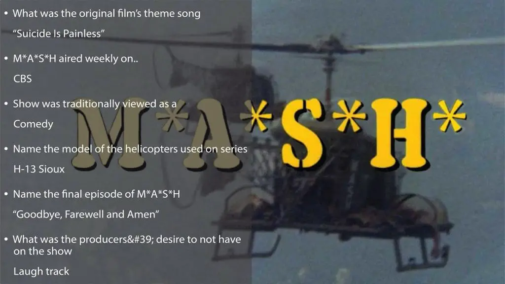 95+ MASH Trivia Questions And Answers