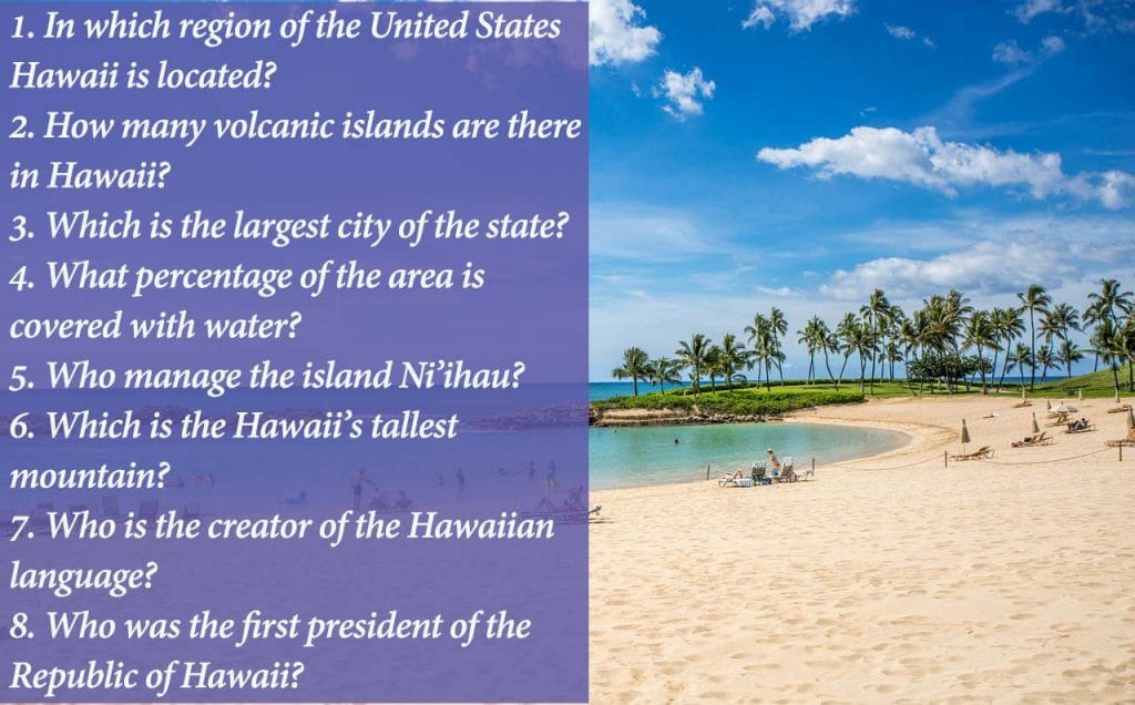 65+ Amazing Trivia Questions about the U.S State Hawaii