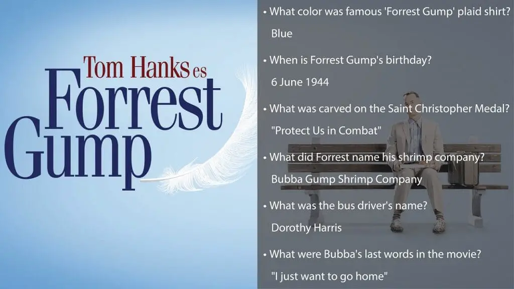75+ Forrest Gump Trivia Questions and Answers