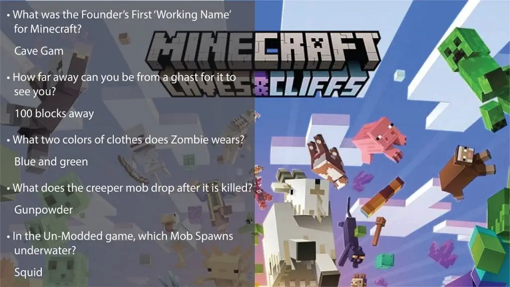 85+ Minecraft Trivia Questions And Answers