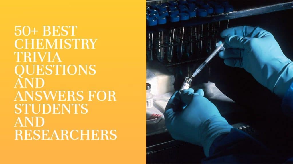 50 chemistry trivia questions element and atoms | Liv Chatter Box ...
